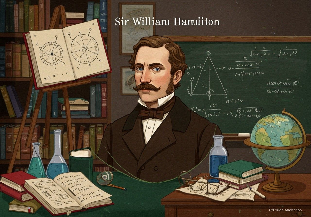 Hamilton, Sir William Rowan: ki volt ő, a kvaternionok felfedezője ...